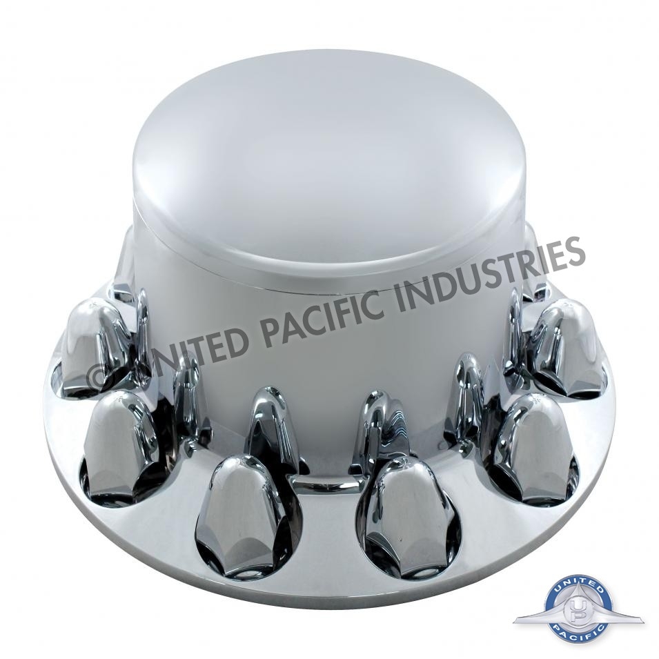 Economy 1 1/2" Push-On Dome Rear Axle Cover Set - Texas Chrome Shop