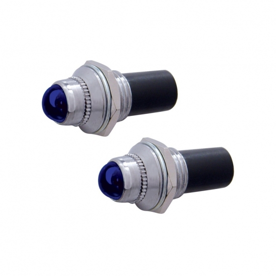 Mini Pilot Light - Blue - Texas Chrome Shop