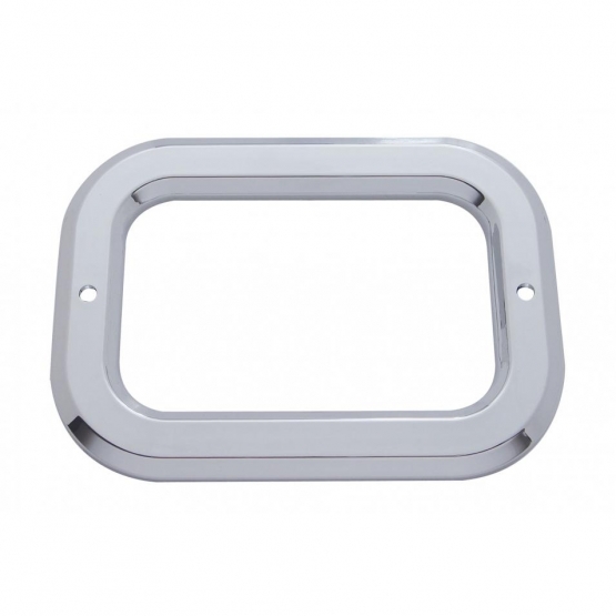 Rectangular Light Bezel - Texas Chrome Shop