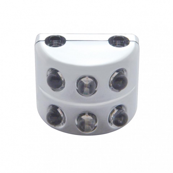 6 LED Half-Moon Light - Blue - Texas Chrome Shop