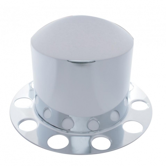 Stainless Rear Axle Cover 2 Piece Kit - Aluminum Wheel - Texas Chrome Shop