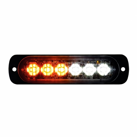 6 High Power LED Dual Color Warning Light - Texas Chrome Shop