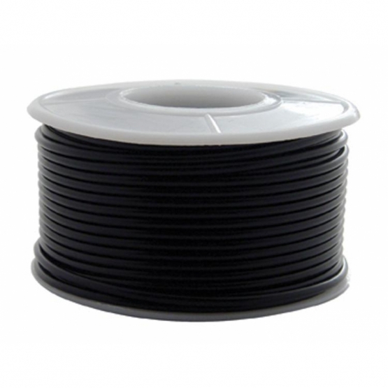 100' Long Primary Wire Roll - Black - Texas Chrome Shop