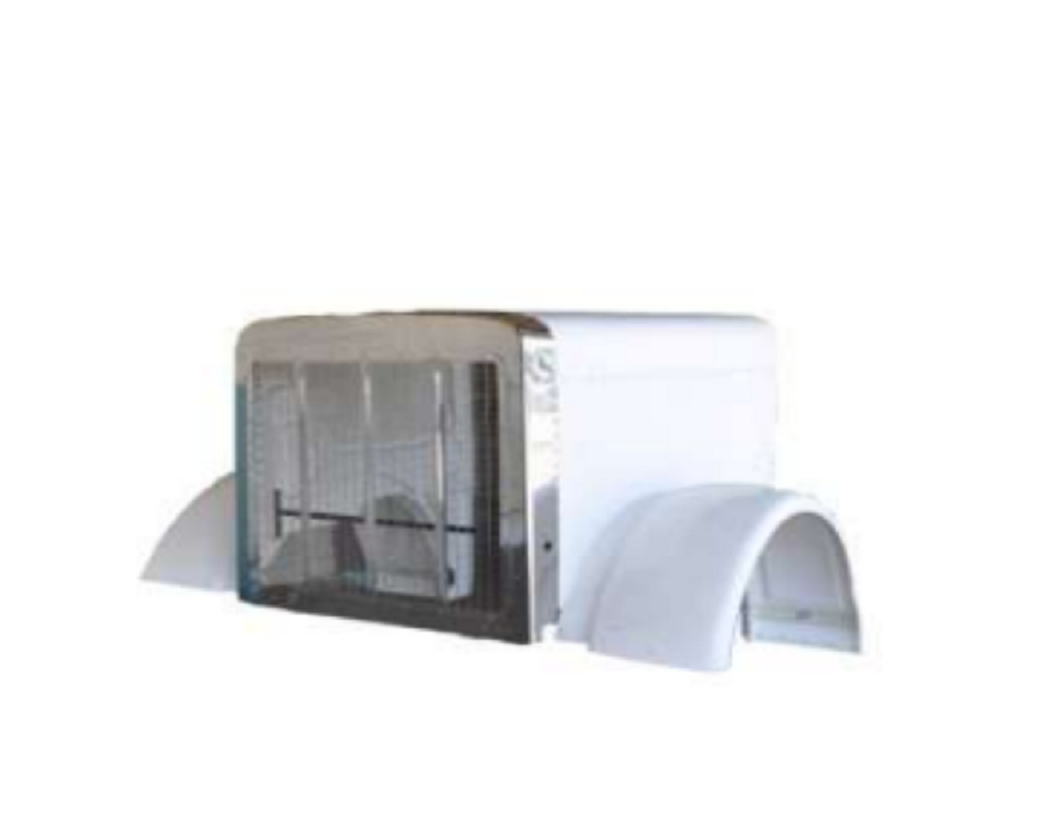 Peterbilt 379 Extended Hood WITH fenders FIBERGLASS - Texas Chrome Shop