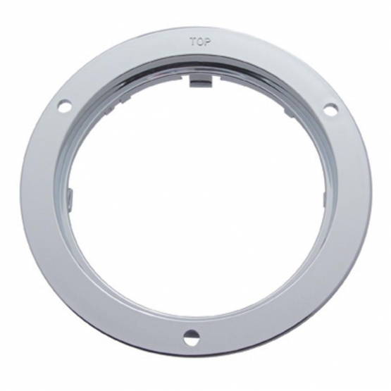4" Chrome Mounting Bezel - Texas Chrome Shop