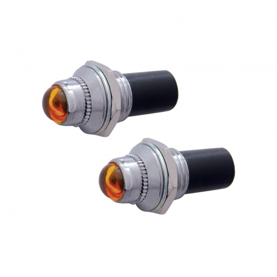 Mini Pilot Light - Amber - Texas Chrome Shop