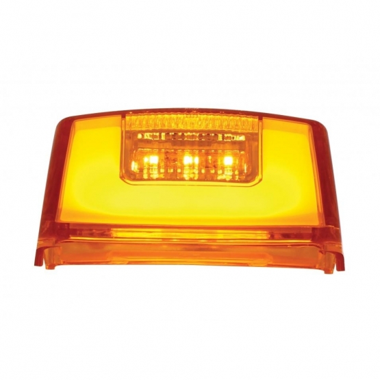 24 LED Cab Light - GLO Light - Amber LED/Amber Lens - Texas Chrome Shop