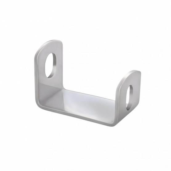 Stainless Steel "L" Bracket - 1 1/4" x 2 3/8" x 1 5/8" - Texas Chrome Shop