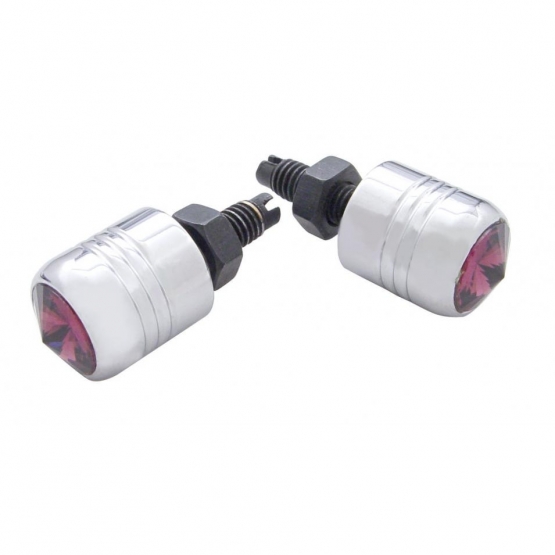 License Plate Fastener - Purple Diamond - Texas Chrome Shop