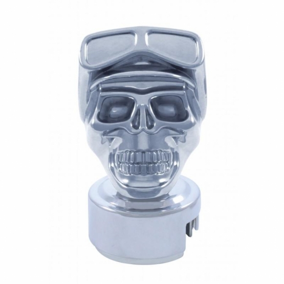Chrome Skull Biker 13/18 Speed Shift Knob - Texas Chrome Shop